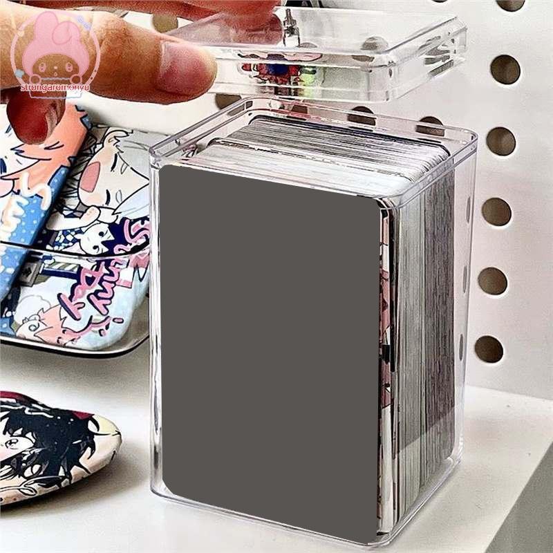 strongaromonyu Transparent Plastic Storage Box 3 Inch Photocards Small ...