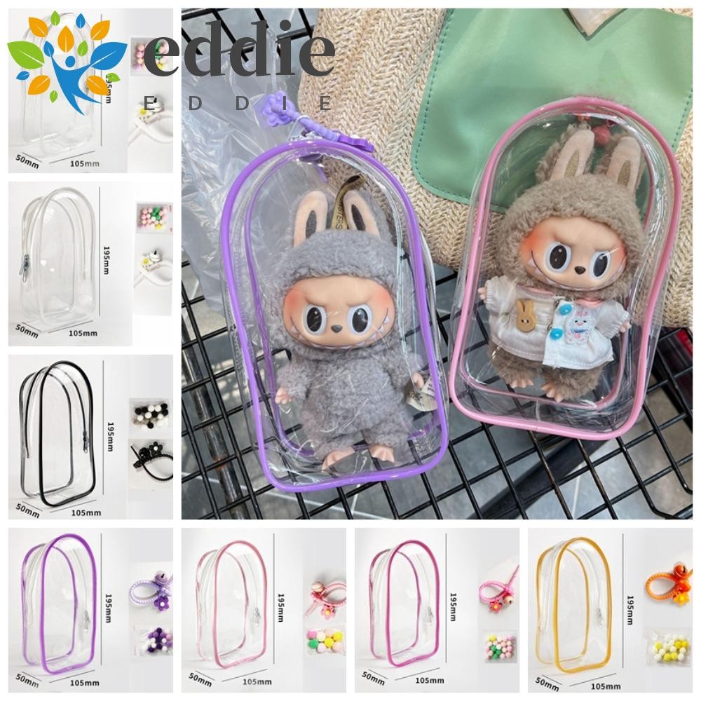 EDIEJ Labubu Doll Storage Bag, With Keychain Color Hariballs Labubu ...