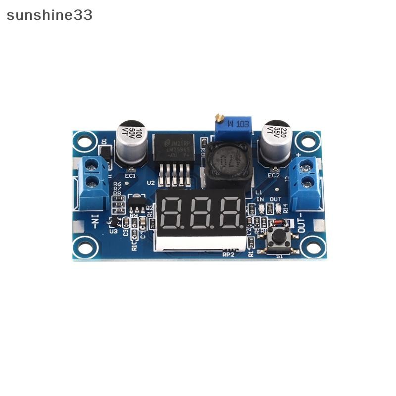 SY LM2596 DC DC Adjustable Step Down Converter Voltage Regulator LED Display Voltmeter Buck ...