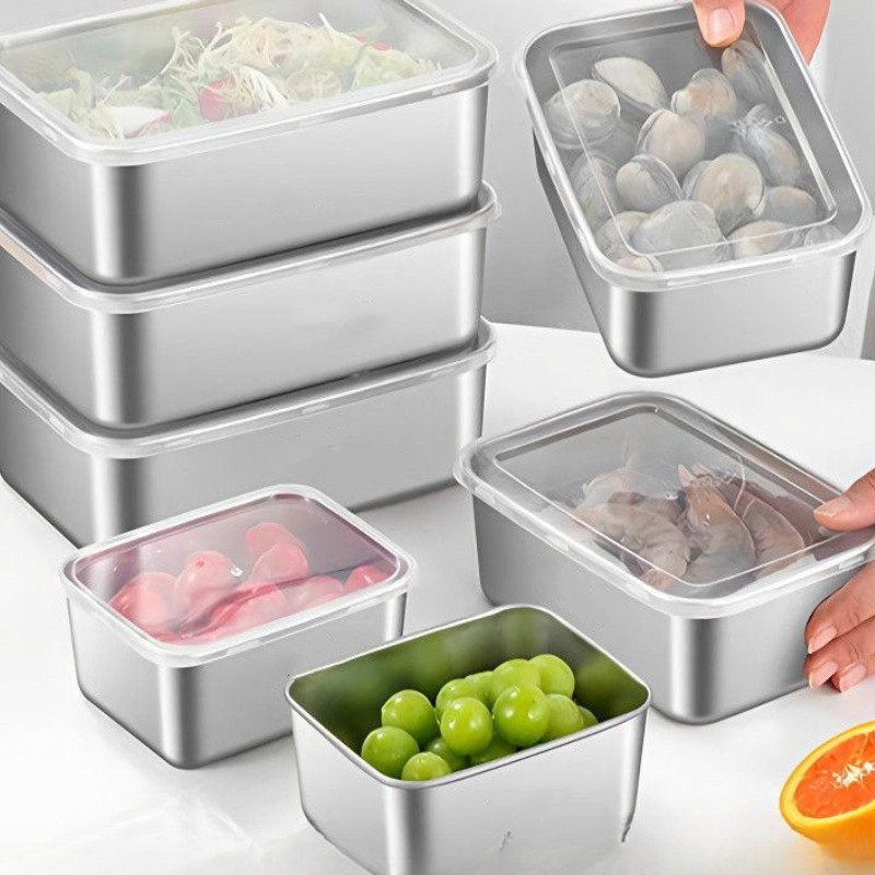 Airtight Food Storage Container – Leak-Proof Lunch Box with Secure ...