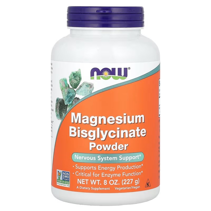 NOW Foods, Magnesium Bisglycinate Powder, 8 oz (227 g) | Shopee Singapore