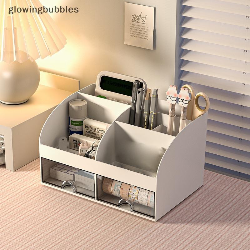 Glowingbubbles Desktop Organizer With Drawers Desk Organizer Tabletop ...