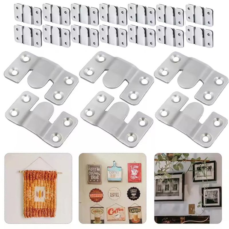 Creative Wall Mounted Interlocking Picture Frame Fixed Hook - Home ...