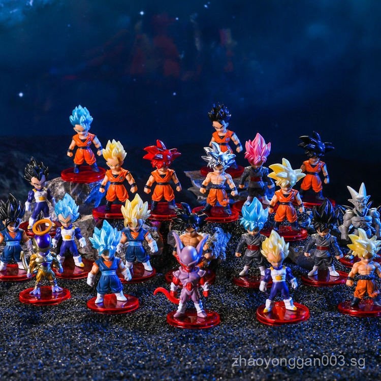 Dragon Ball Super Saiyan Goku Vegeta Majin Boo Garage Kit Model Doll ...