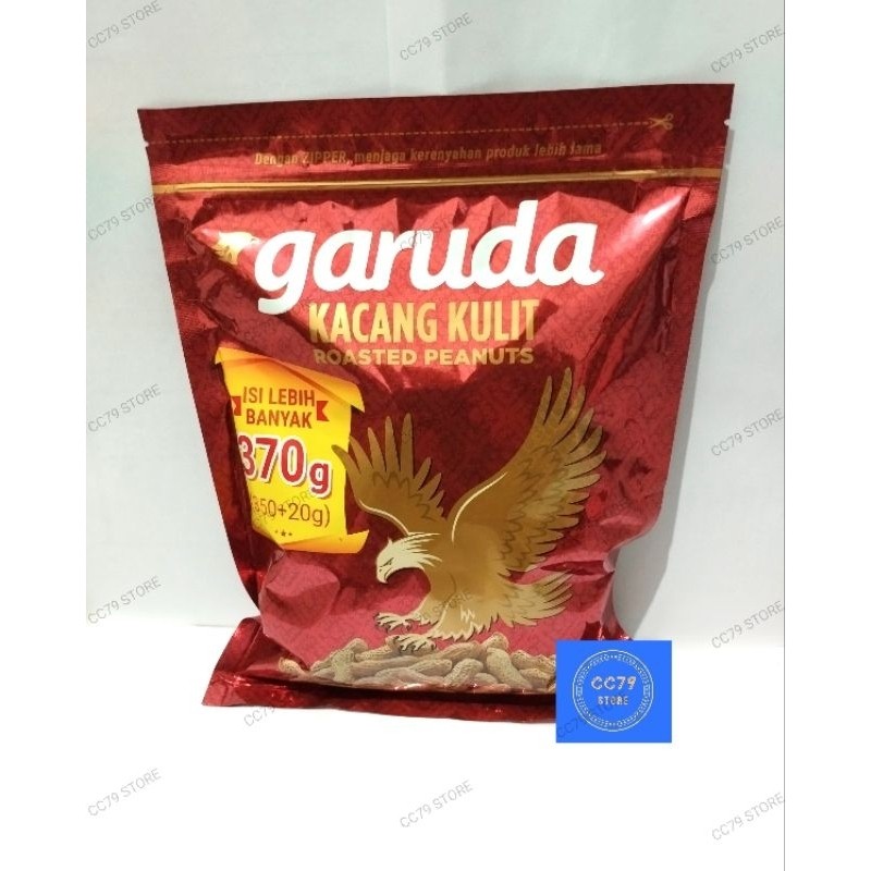 Garuda Roasted Peanut Skin 370gr (350gr + extra 20gr) | Shopee Singapore