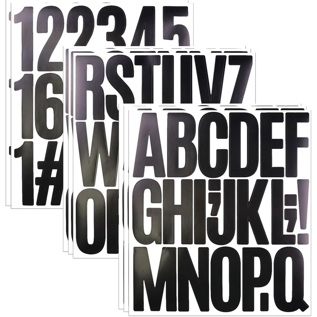 Large Bulletin Board Letters for Classroom Poster Stickers Alphabet ...