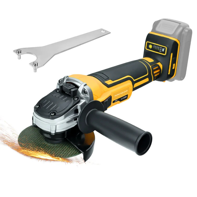 125mm Brushless Angle Grinder 4 Speeds Cordless Grinding Machine ...