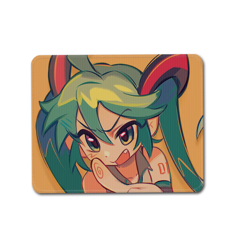 Hatsune Miku Mouse Pad - A kawaii anime-style mouse pad featuring the ...