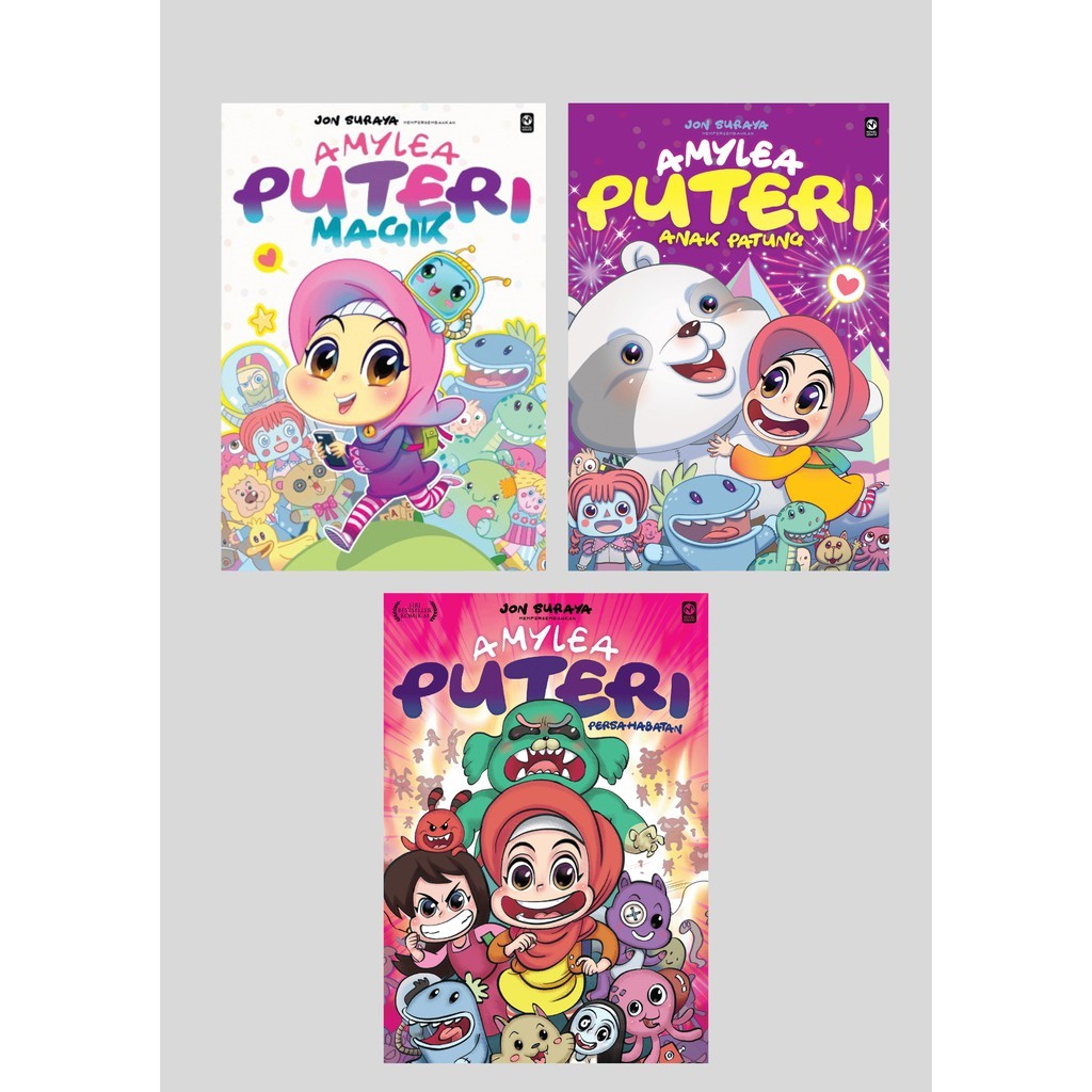 Komik Amylea : Puteri Magik, Anak Patung, Persahabatan (KOMBO) | Shopee ...