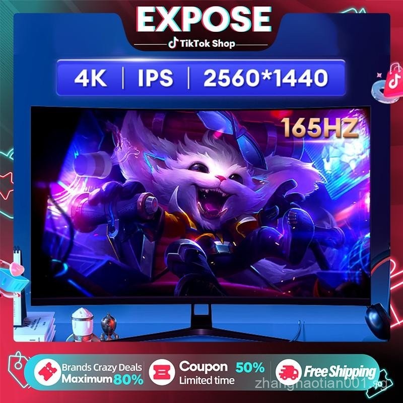 EXPOSE Monitor PC IPS Panel 19-32 inch full size Gaming Monitor 24Inch ...