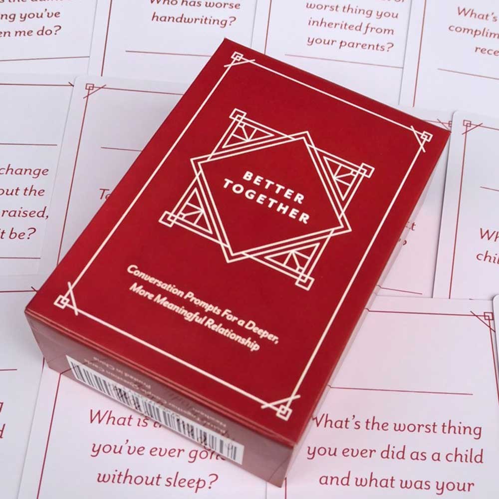 Better Together Couple Conversation Card Game Conversation Prompts For ...