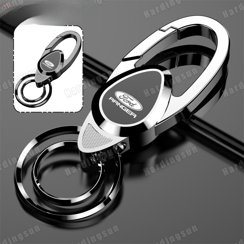 Ford Metal Car Keychain Motorcycle Key Holder High-end Hanging Key ...