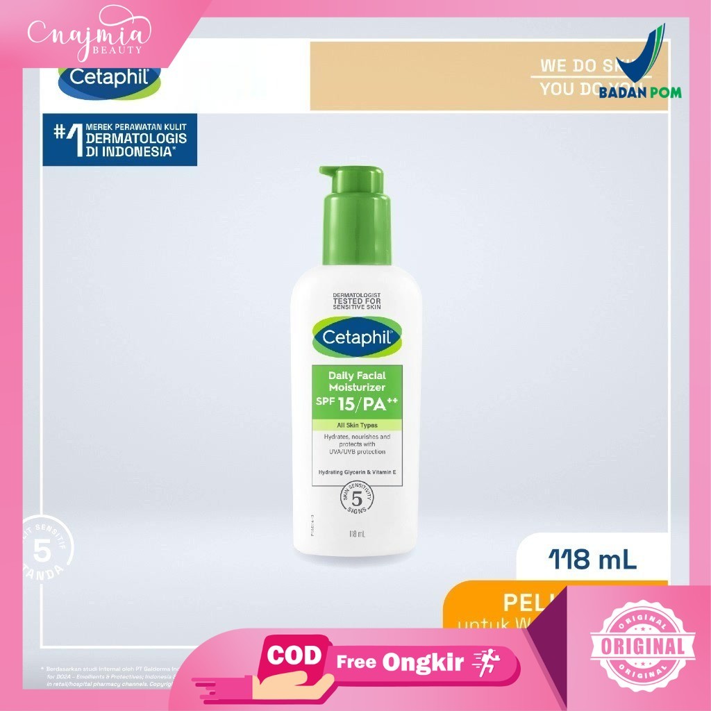Najmia 2 - Cetaphil Daily Facial Moisturizer SPF 15/PA ++ 118ml ...