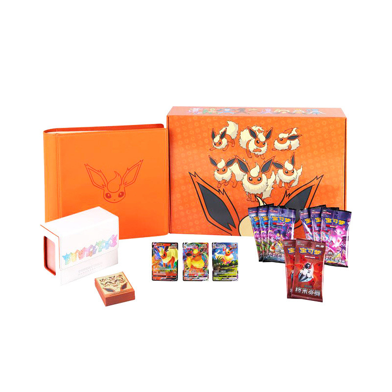 Pokémon Eevee Gift Box Genuine Moon Eevee Hand-Painted PTCG Simplified ...