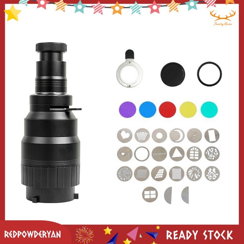 [] Photograph Flash Snoot Conical Lens Video Photo Studio Light Kit ...