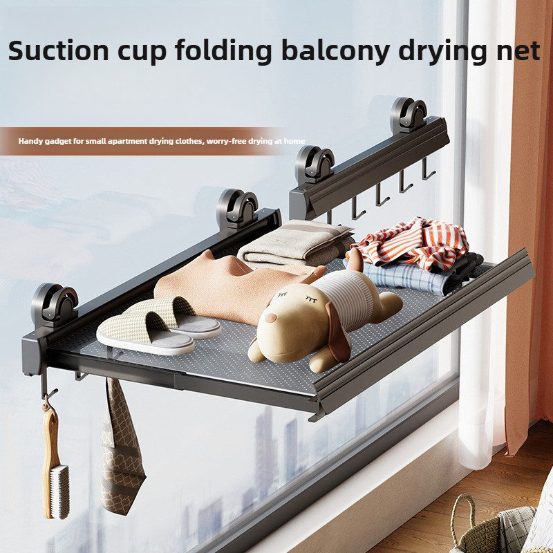 Suction Cup Shelf Foldable Wall Shelves Holder Organizer Underwears ...