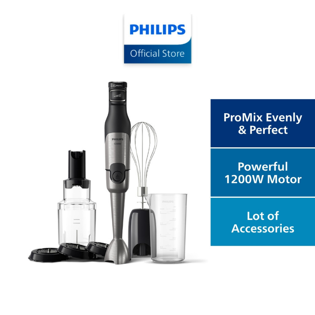 (NEW) PHILIPS High Power Hand Blender 5000 Series - HR2684/00, 1200W ...