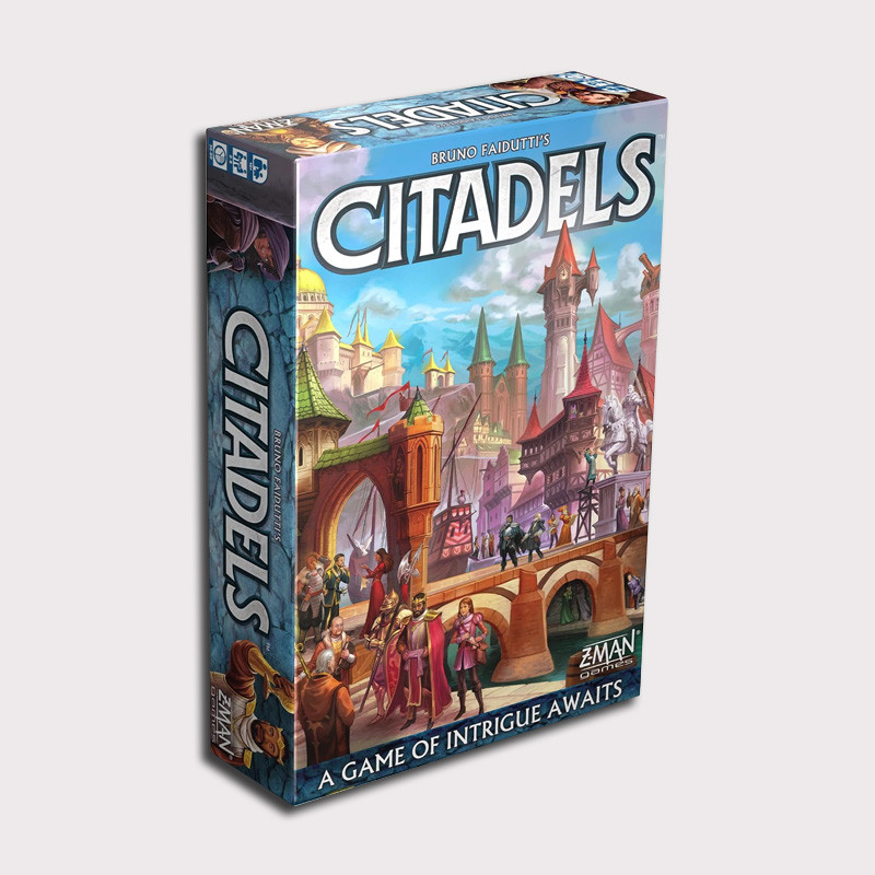 Board Game Citadels Revised Edition Medieval Strategy Game Party Family ...