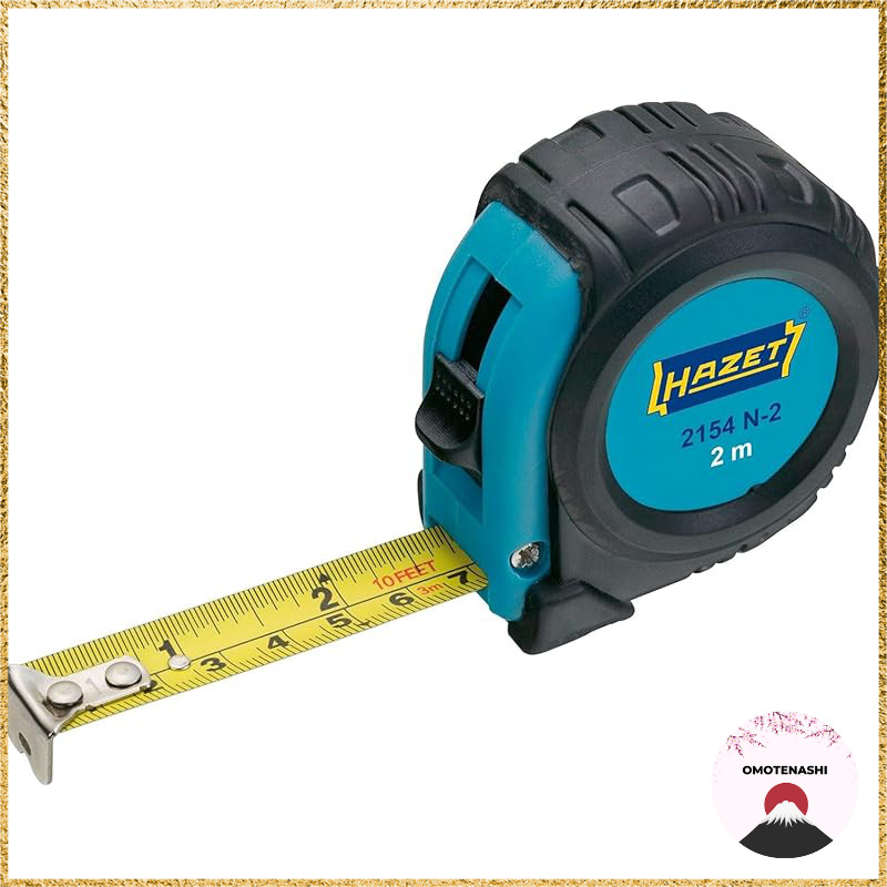 HAZET Retractable Tape Measure with Anti-Kink Coating - 2m and 5m ...