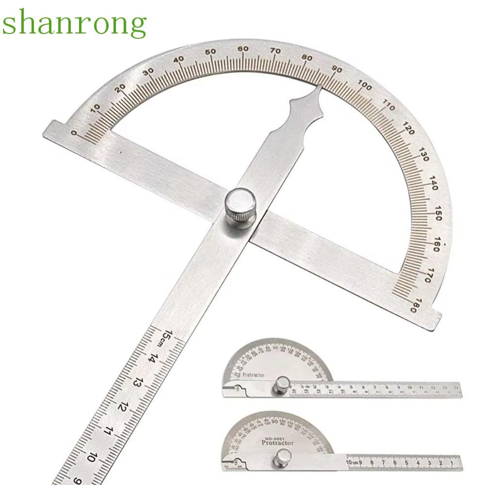 SHANRONG Protractor, Angle Ruler Measuring Ruler 180 Degree Protractor ...