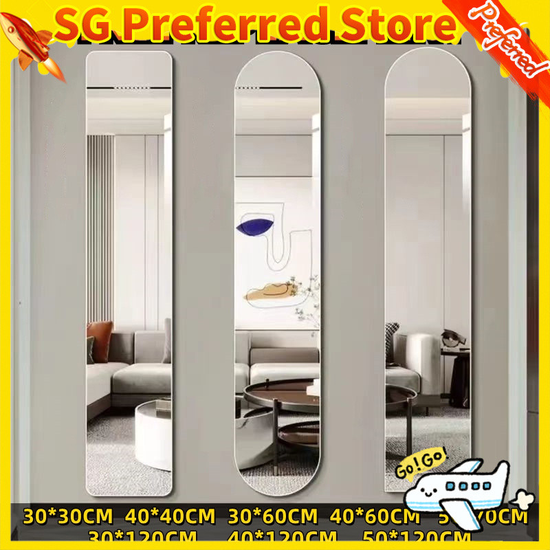 【SG Mirror】FREE REPLACEMENT Acrylic Mirror Soft Mirror Self-Adhesive ...