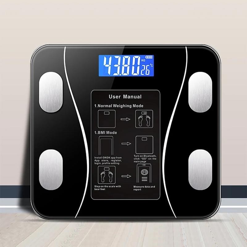 Healthy Bluetooth Electronic Scale Battery Body Index Scale Up ...