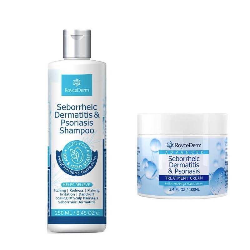 Roycederm Seborrheic Dermatitis Cream Shampoo and Conditioner Scalp ...