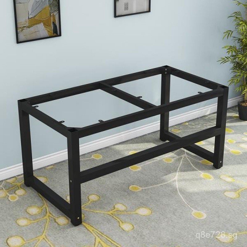 Stainless Steel Square Tube Metal Computer Desk Table Stand Table Leg ...