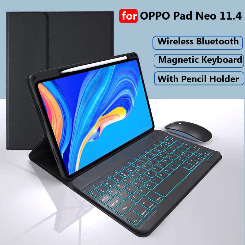 Keyboard Case for OPPO Pad Neo 11.4 Inch 2024 Air2 11.4 Air 10.36 Pad ...