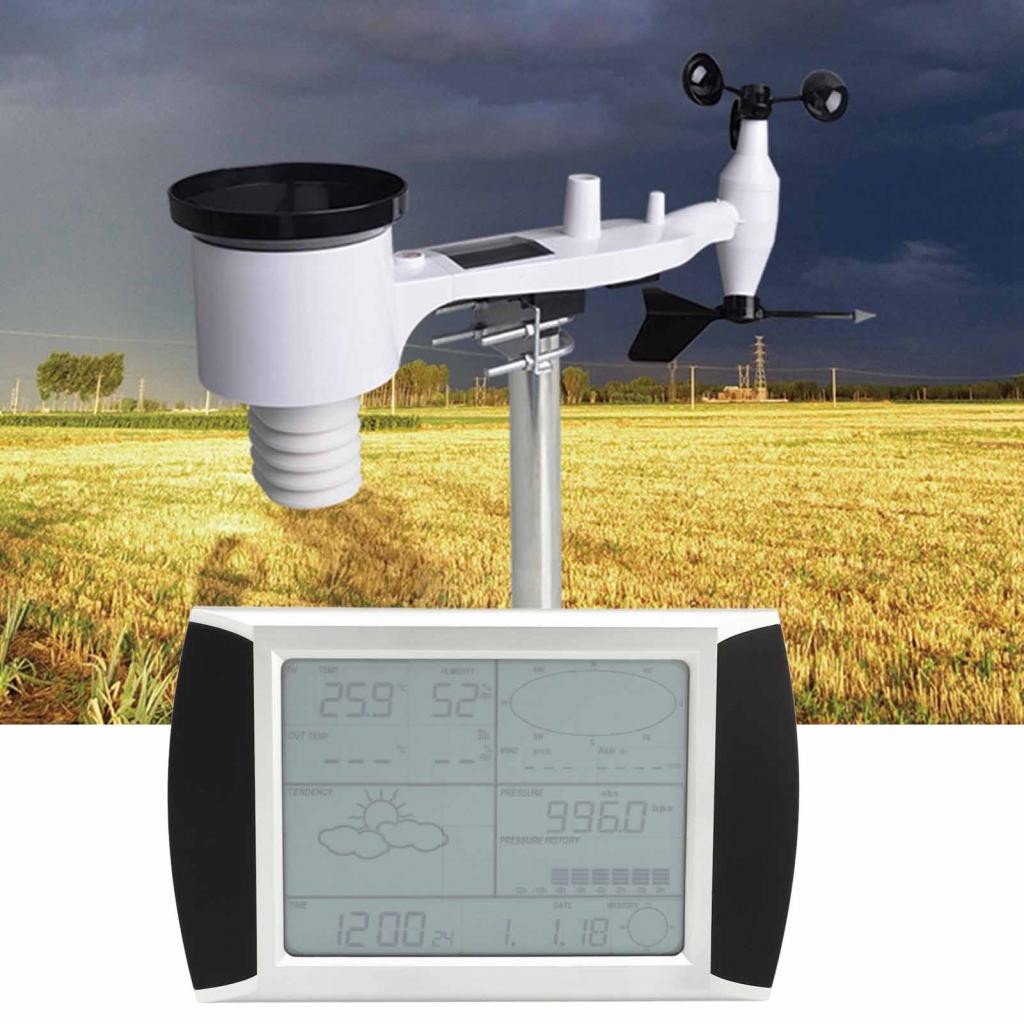 Weather Monitor with Outdoor Sensor Wireless Meter Temperature Humidity ...