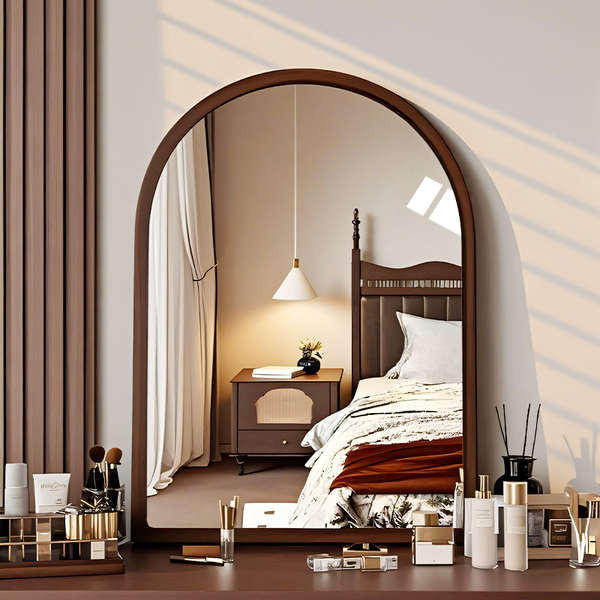 half moon mirror vanity mirror Arched Medieval Makeup Mirror Dressing ...