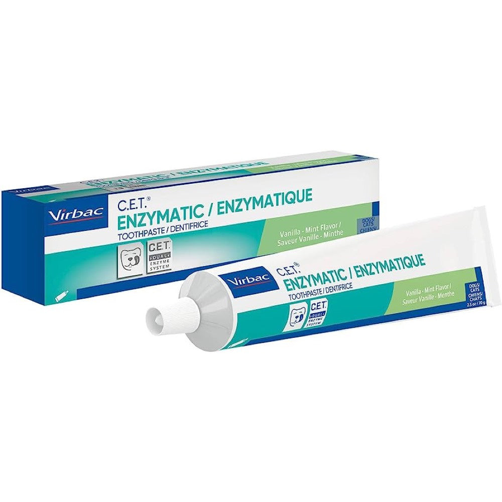 Virbac C.E.T. Enzymatic Toothpaste - Vanilla Mint 70g | Shopee Singapore