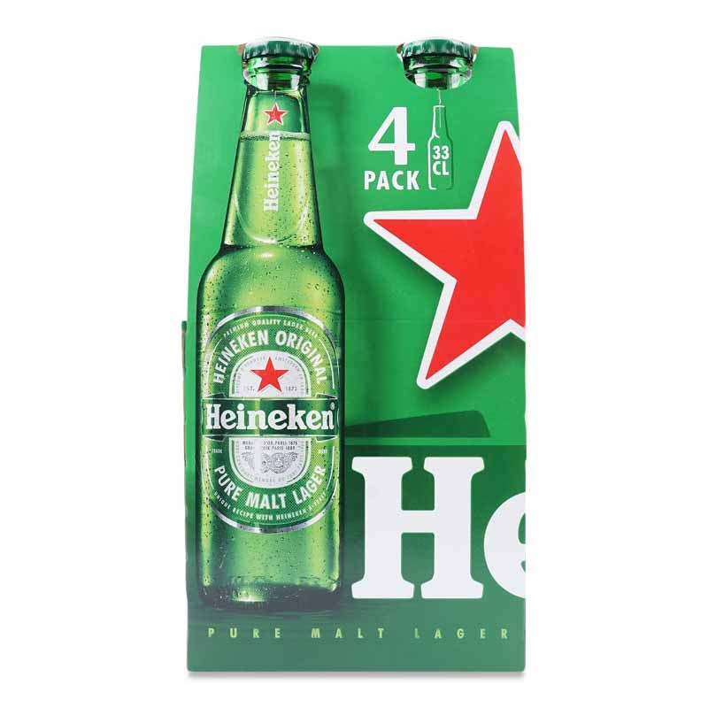 Heineken Beer Bottle, 4 x 325ml | Shopee Singapore