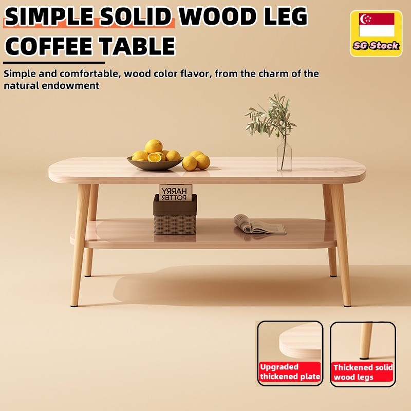 Wooden European Style Coffee Table Home Multi-level Soaking Tea Table ...