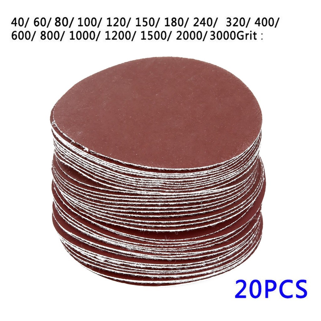 FSFO_20pcs 75mm 3" 40~3000Grit Sander Discs Sanding Polishing for Pads ...