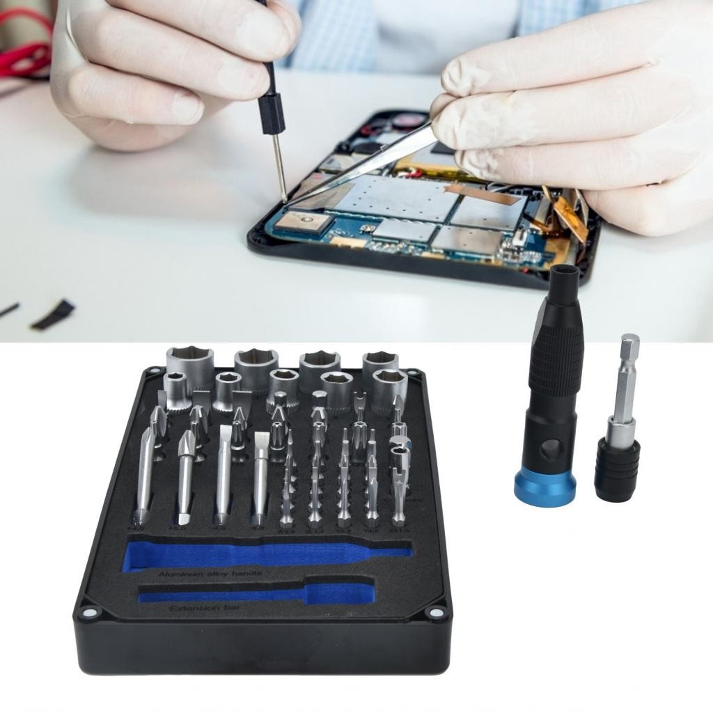 60Pcs Accurate Screwdriver Kit Phone Computer Electronics Repair Tool ...