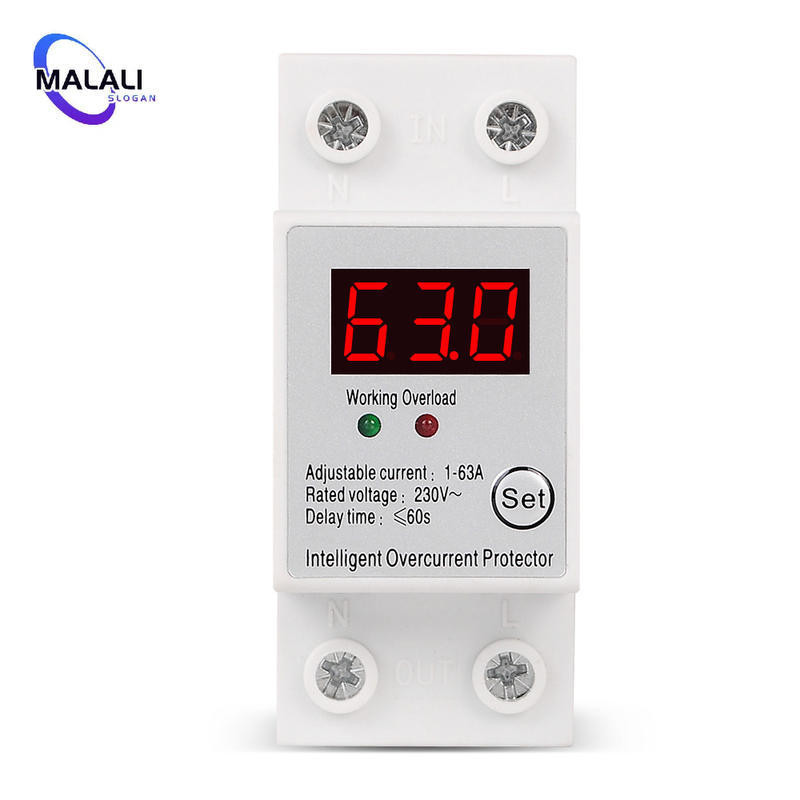 SAP01 30A/63A single-phase self resetting adjustable current ...