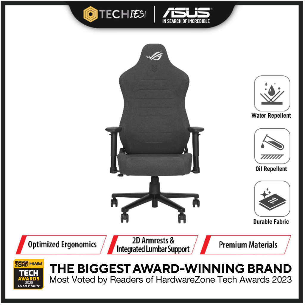 ASUS ROG Aethon Fabric Edition Gaming Chair - All-Steel Frame, Dual ...