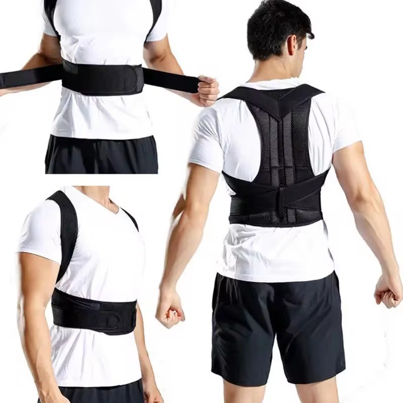 1pcs Back Brace Posture Corrector Lumbar Straightener Waist Postura ...