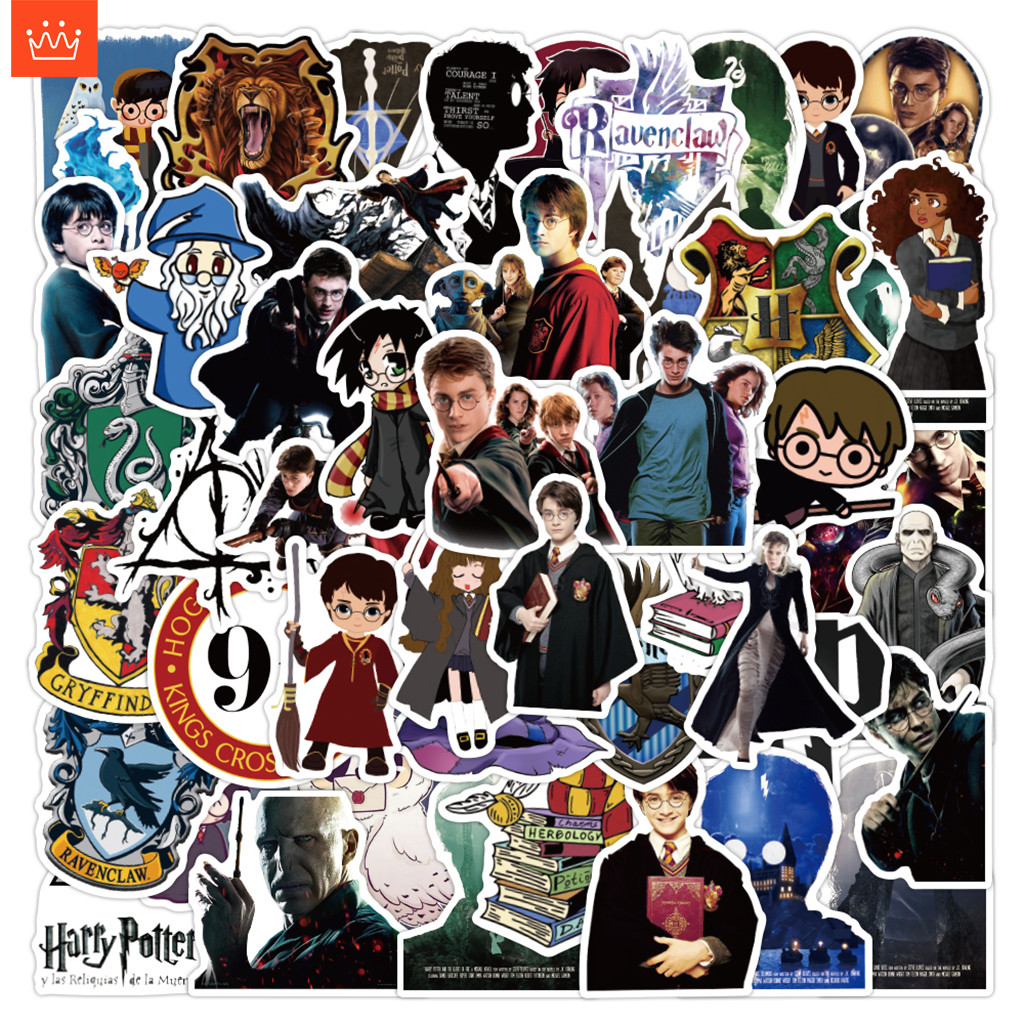 J· Harry Potter Stickers Set Film Graffiti Waterproof Decals Pack for ...