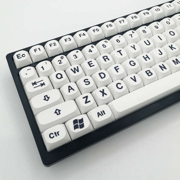 keycaps custom keycaps Minimalist Large Font Keycap PBT Sublimation ...