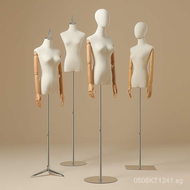 Human Body Display Stand Window Mannequin Half-Body Female Clothing ...