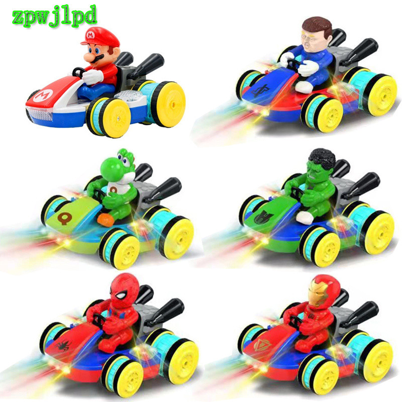 New Product Mario Remote Control Racing Iron Man Spiderman Hulk Boy ...