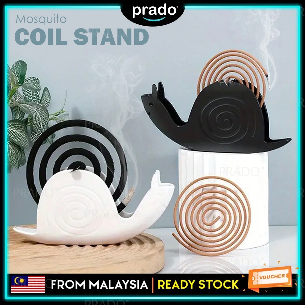 PRADO Home Living Snail Coil Burner Holder Mosquito Fireproof Coil Ash ...