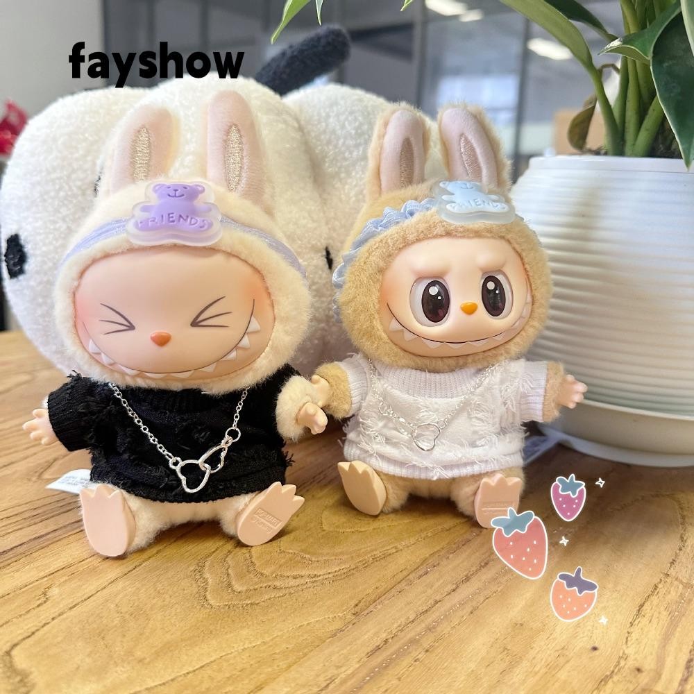 FAY Labubu Doll Clothes,|Vinyl Face Replacement Labubu Outfit Coat Set ...