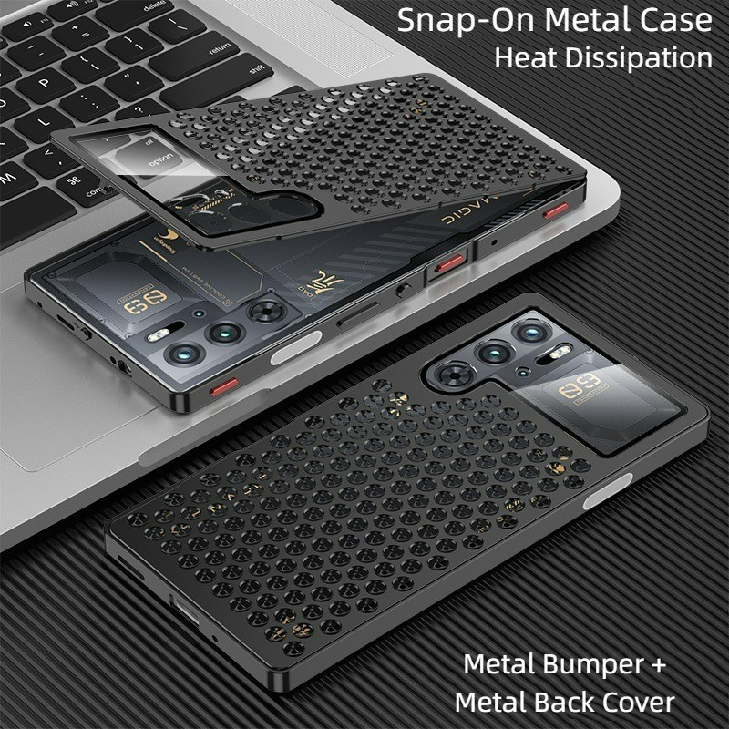 For ZTE Nubia Red Magic 10 Pro 9 9S 10Pro+ Redmagic9 Pro+ Case Luxury ...