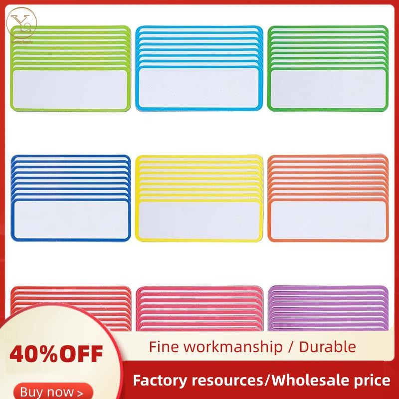 54 Pcs Magnetic Dry Erase Labels Reusable Strips Classroom Name Tags ...