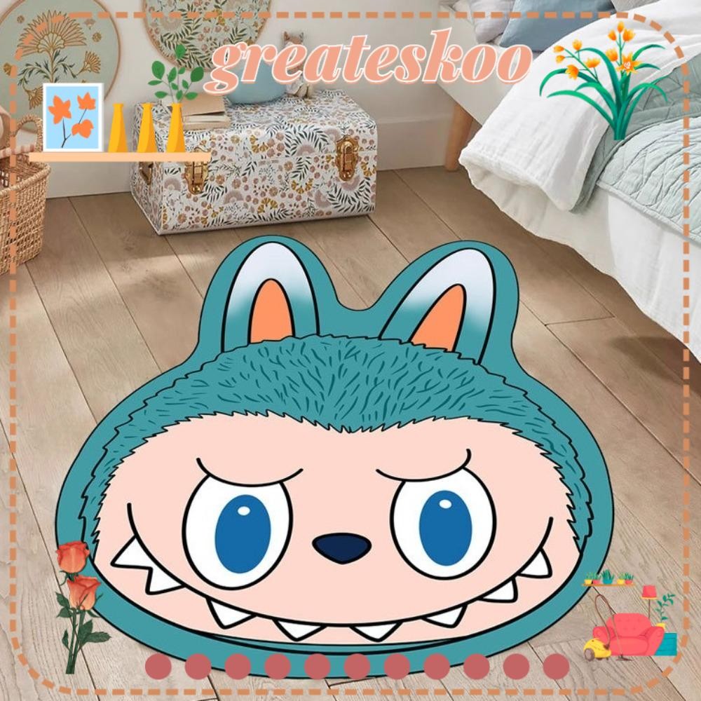 GREATESKOO Labubu Carpet, Imitation Cashmere Soft Labubu Tufted Rug ...