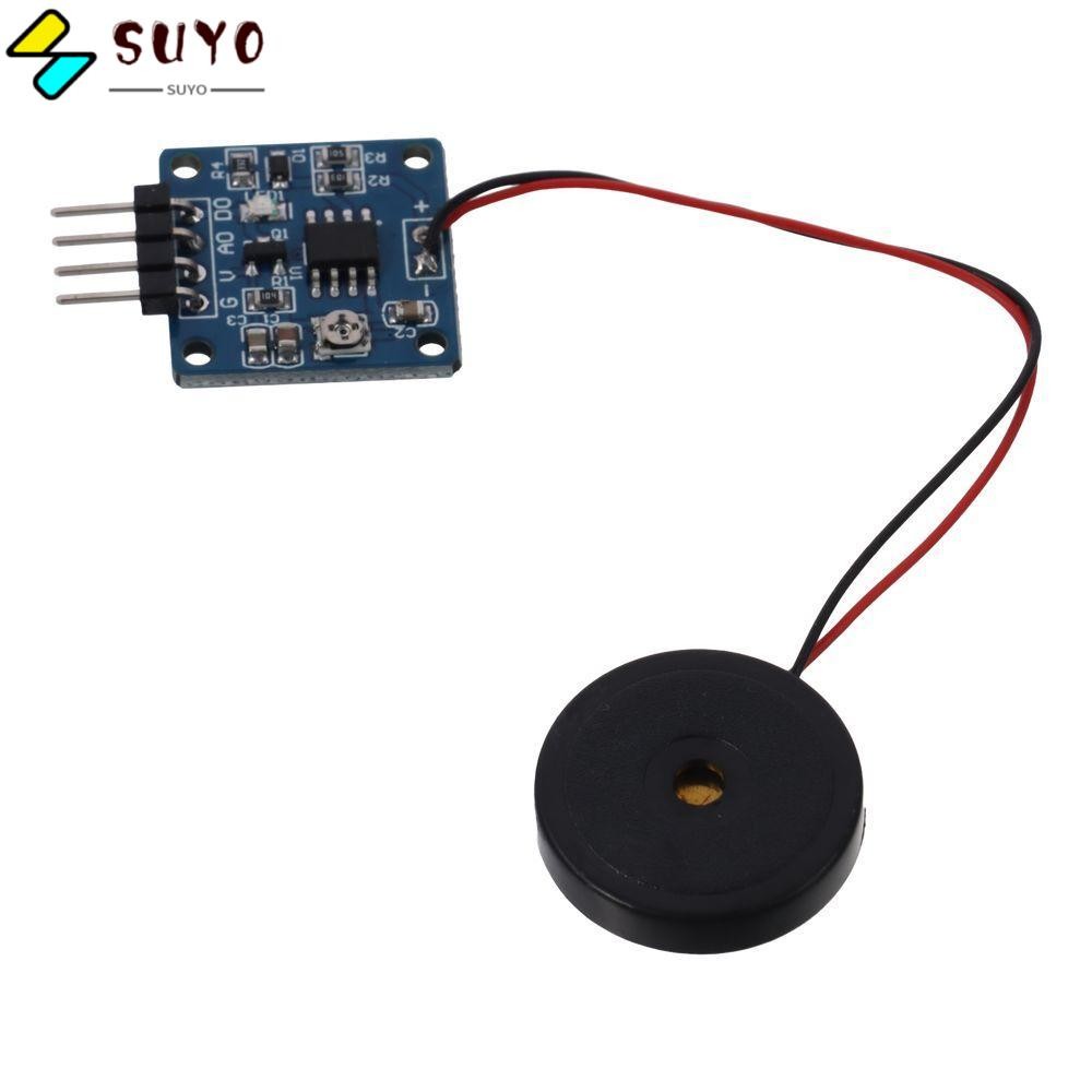 Suyo Piezoelectric Vibration Sensor Module 5 0v Dc Ad Do 1 Vibration Switch Sensor Module
