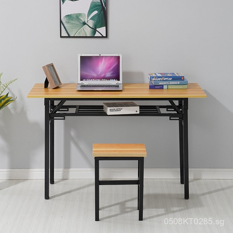 Simple*Conference Outdoor Desk Dining Table Rectangular Training Table Long Table X Study Stall ...